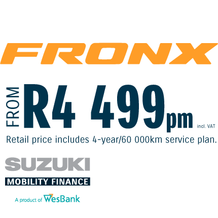 Get a great deal on the Suzuki Fronx today