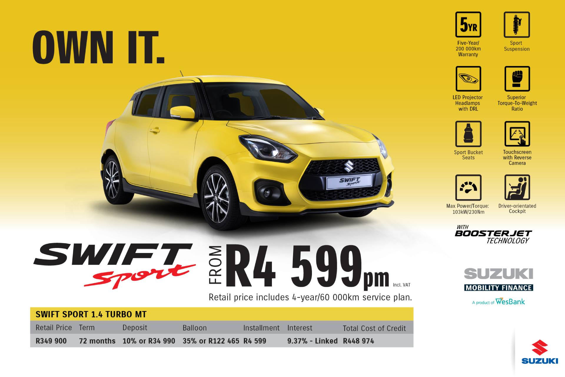 New Car Deals | Suzuki Auto South Africa